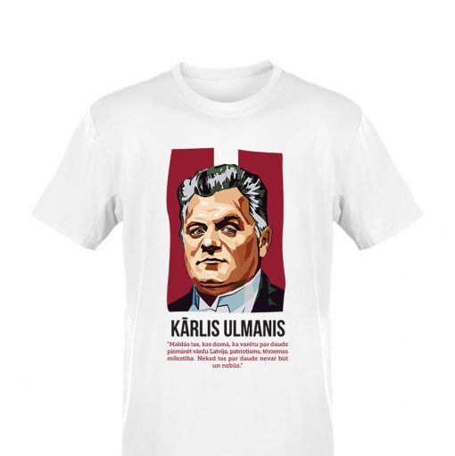 Kārlis Ulmanis, sarkans – KREKLUDRUKA.LV